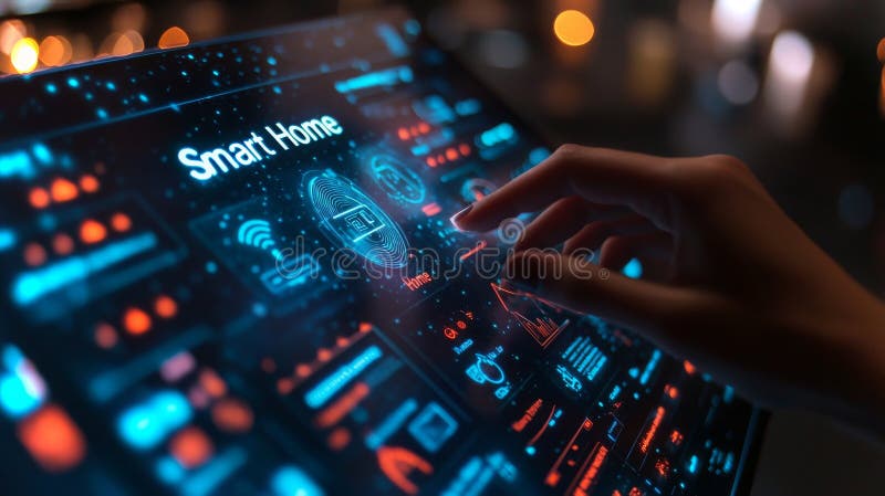 Holographic Smart Home Dashboard Shows Controls and Analytics in the ...