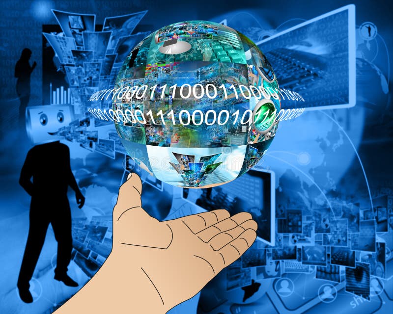 Hand of Internet stock image. Image of business, computer - 37098619
