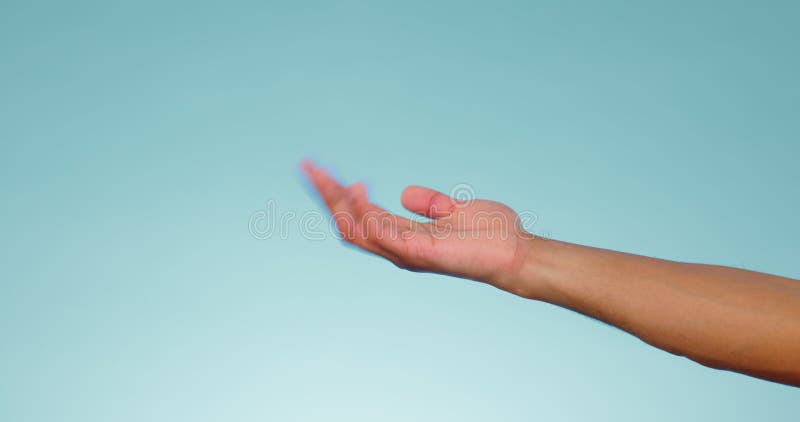 Hand, Invite Come and Gesture for Friendly or Calling. Studio, Arm and ...