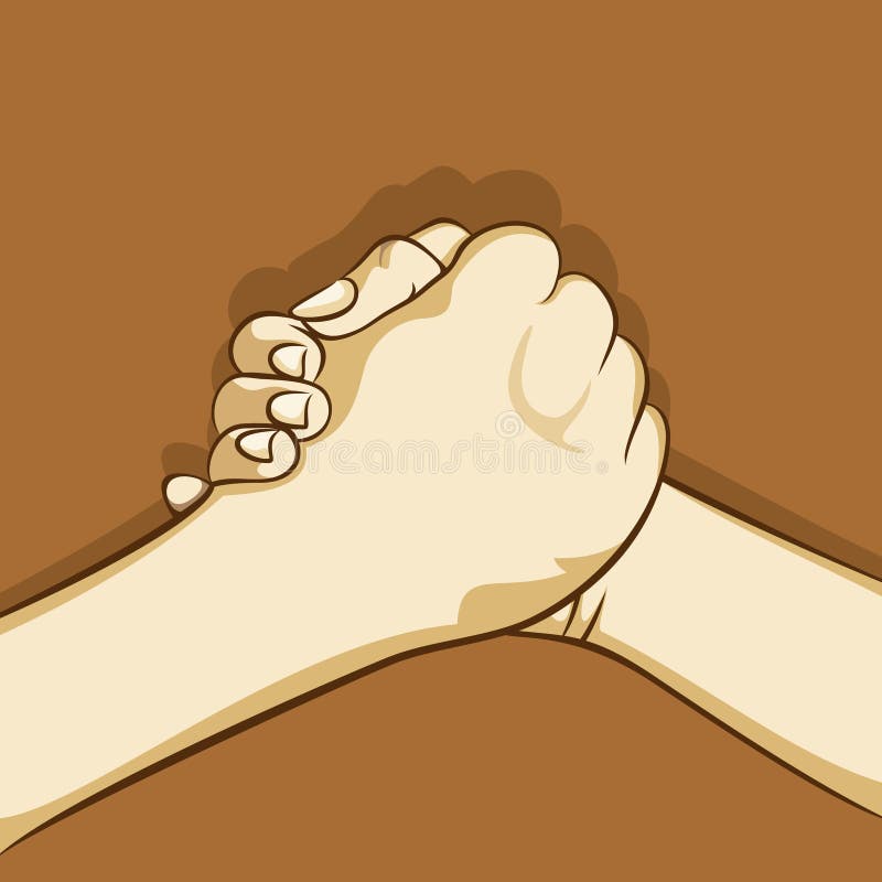 Hand Join or Bonding Design Stock Vector - Illustration of hold, female ...