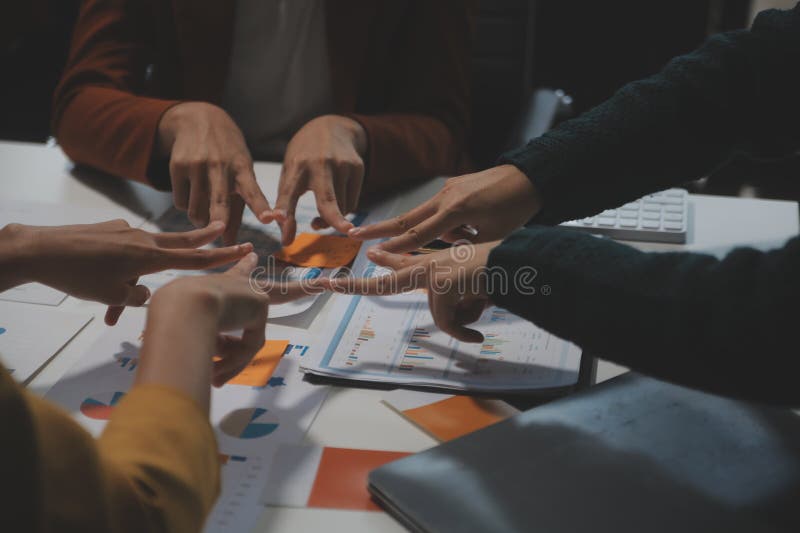 Hand Join Together for Work Togetherness, Hand Stack for Business and ...