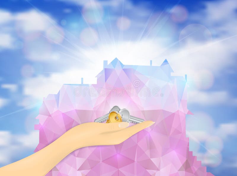 Triangle House stock illustration. Illustration of cold - 26071584