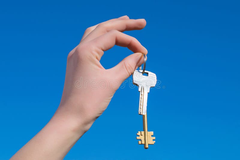 Hand with key stock photo. Image of finger, gift, finance - 51889038