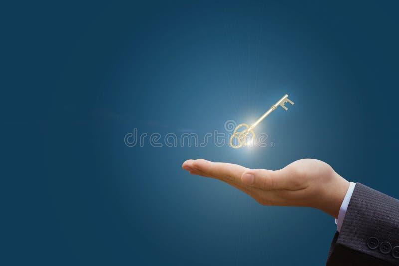 In Hand the Key To Success in Business. Stock Photo - Image of future ...