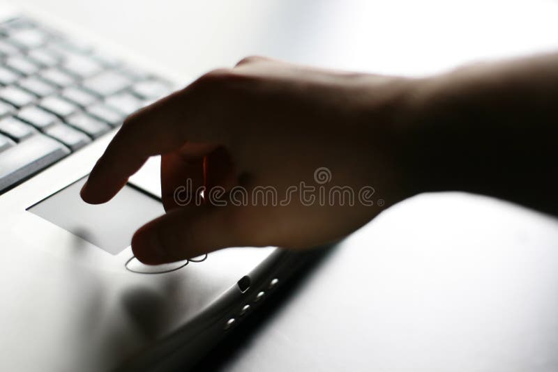 Hand On Keyboard Picture. Image: 18711456