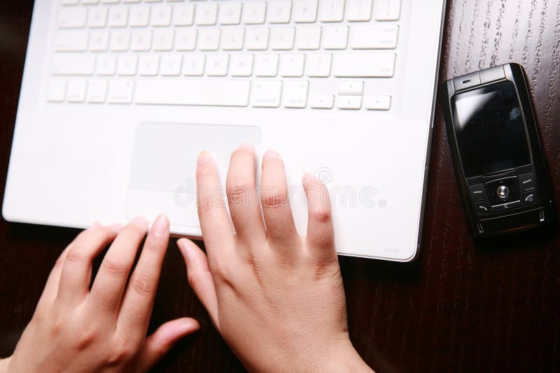 Hand on keyboard stock image. Image of keyboard, palm - 6208831