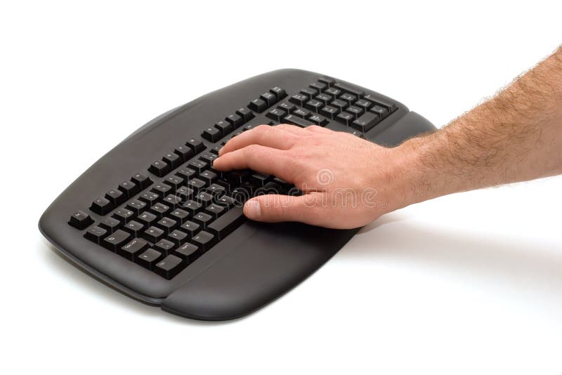 Cleaning old keyboard stock image. Image of computer - 16162401