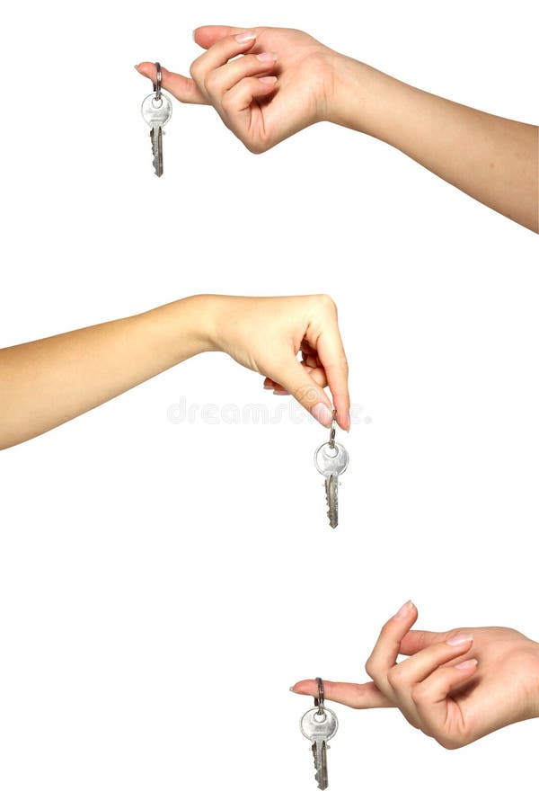Businessman hand with keys stock image. Image of holding - 8782201