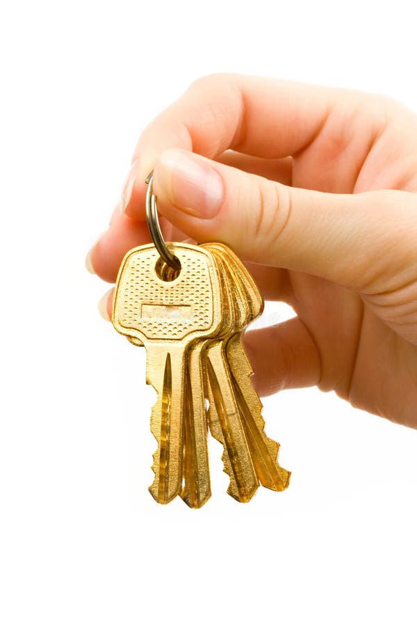 Hand with keys stock image. Image of people, human, safety - 18077021