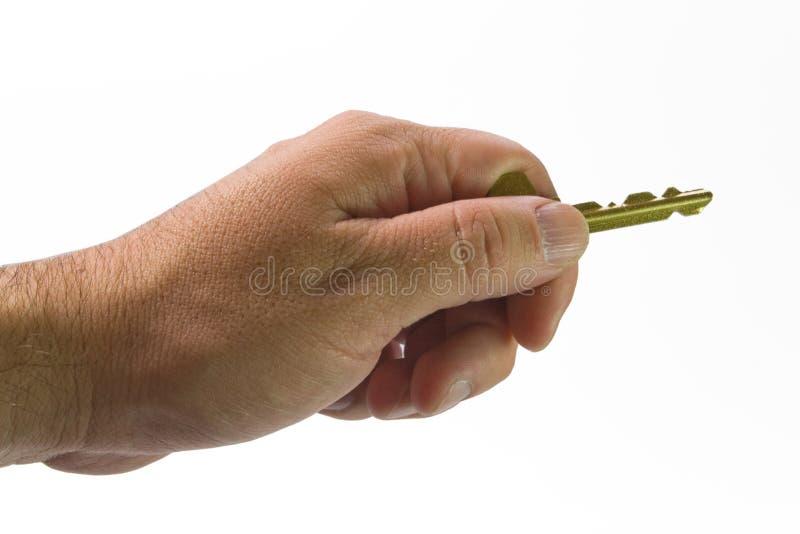 Hand and keys IV stock image. Image of investment, agent - 4897719