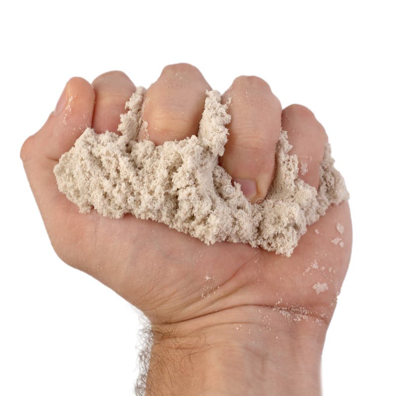 Kinetic Sand Background Texture for Use in Design. Crab Shape Stock ...