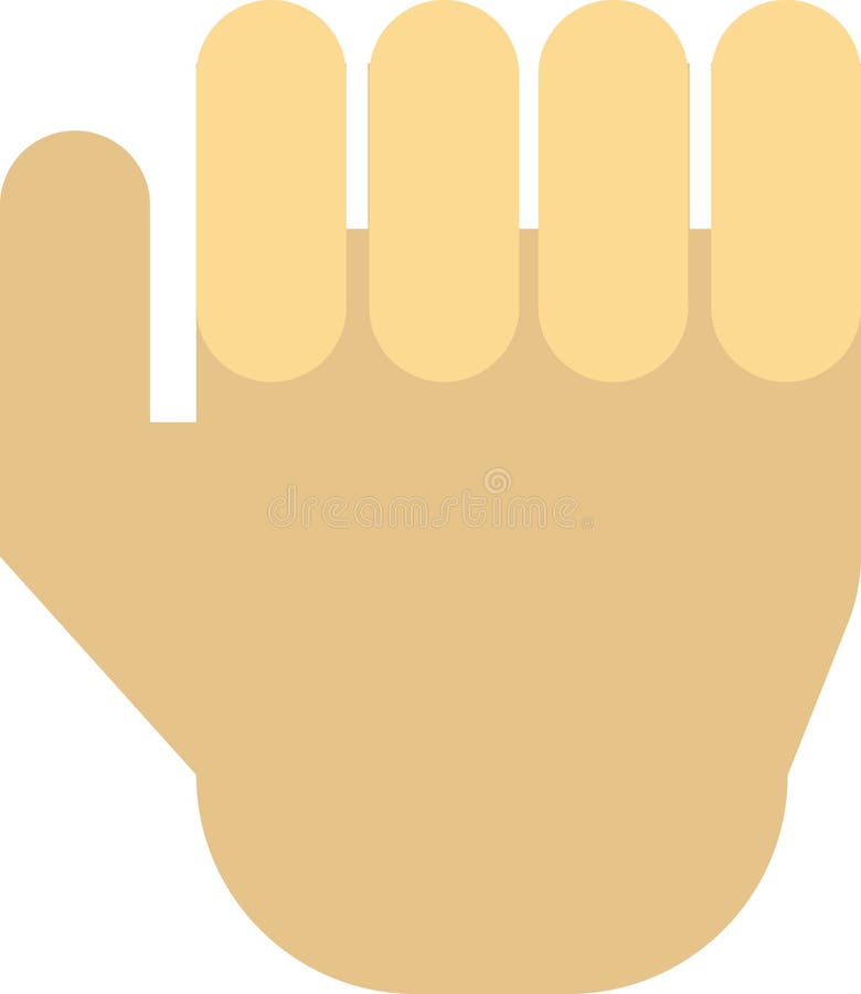 Hand Knocking on Door Logo Icon, Fist Knocking Sign - for Stock Stock ...