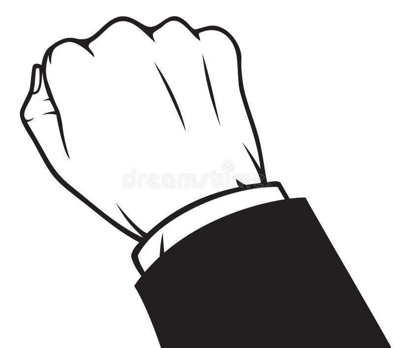 Hand Knocking on Door Logo Icon, Fist Knocking Sign - for Stock Vector ...