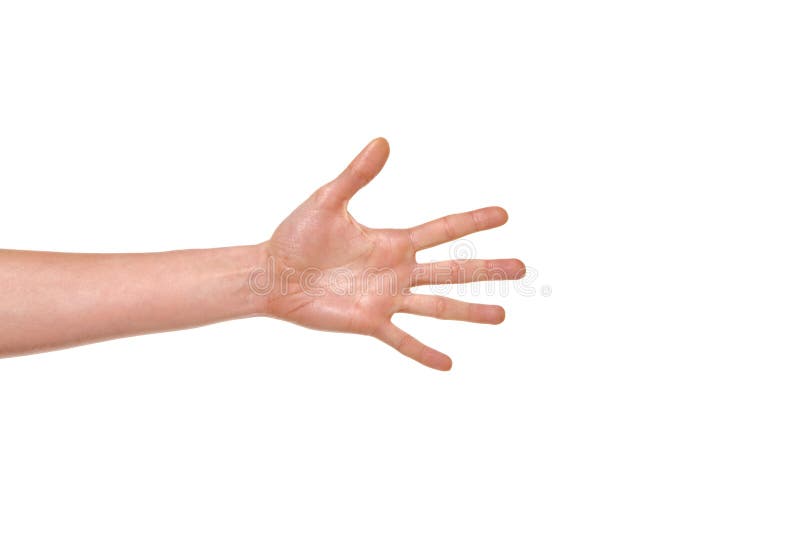 Hand Language - Five Fingers of an Open Hand Stock Image - Image of ... Hand Language - Five Fingers of an Open Hand Stock Image - Image of ...
