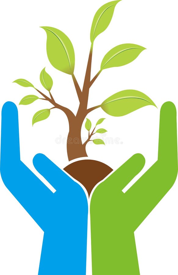 Two Hands and Leaves, Massage and Wellness Logo Stock Vector ...