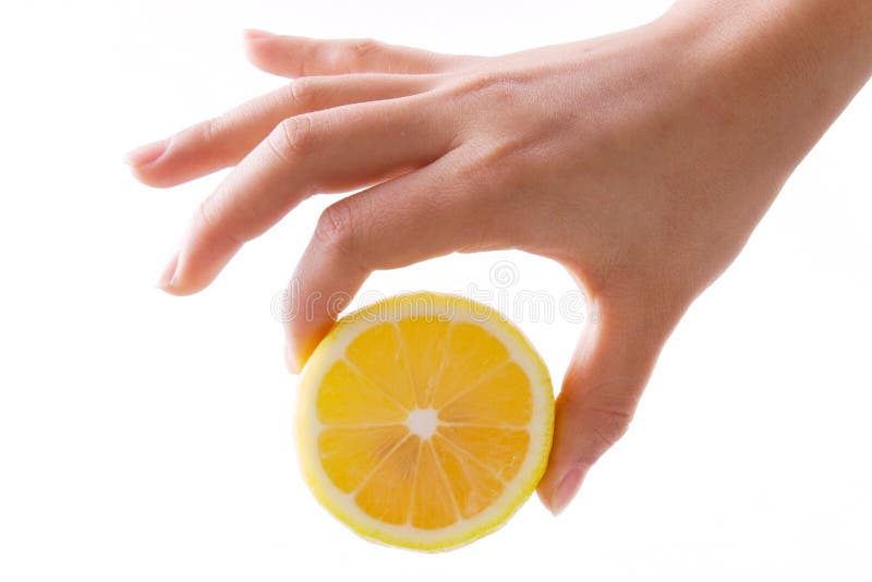 Hand and lemon stock photo. Image of grain, fresh, juice - 13812572