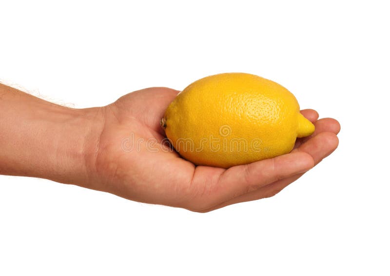 Hand squeezing lemon stock photo. Image of freshness - 14634550