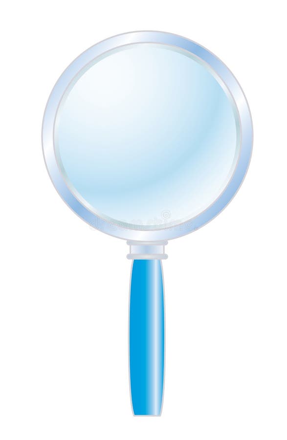 Hand lens stock illustration. Illustration of drawing - 7023788