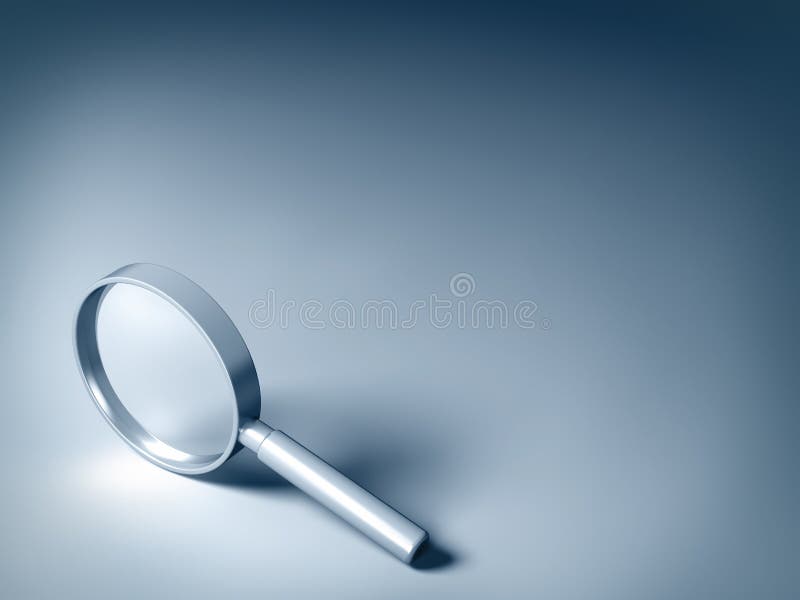 Hand lens stock illustration. Illustration of drawing - 7023788