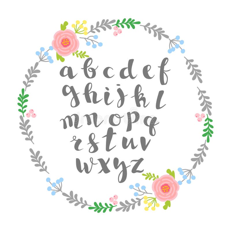 Lettering Alphabet Stock Illustrations – 309,067 Lettering Alphabet ...