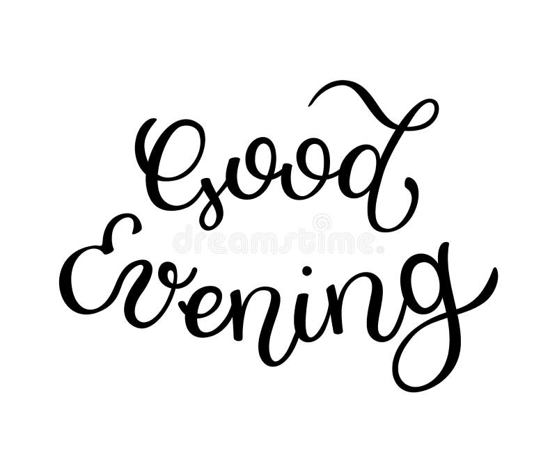 Good Evening Stock Illustrations – 5,109 Good Evening Stock ...