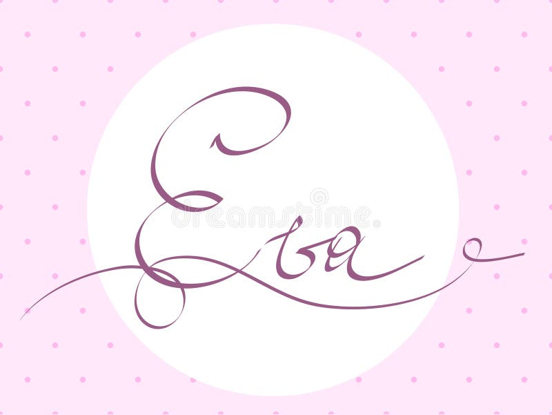 Name Eva Stock Illustrations – 20 Name Eva Stock Illustrations, Vectors ...