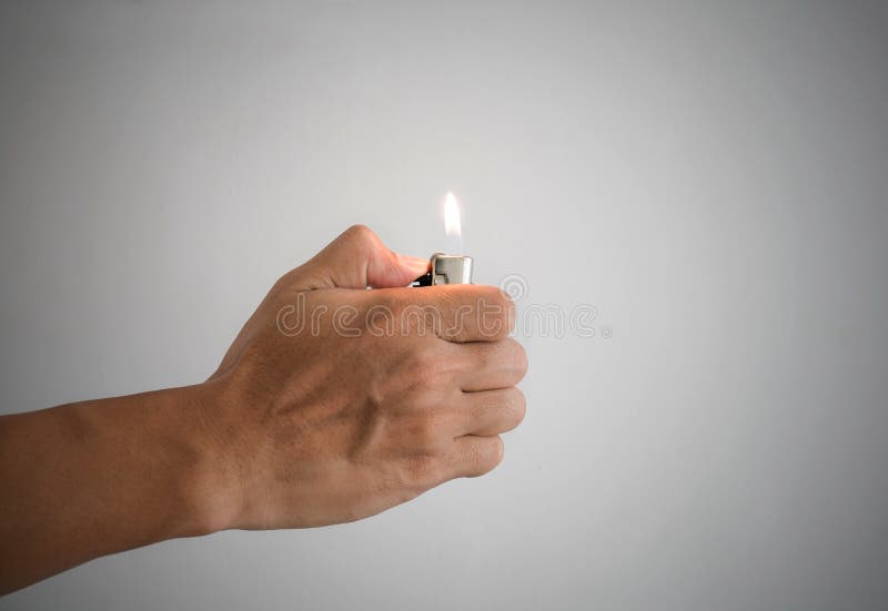 Hand, Lighter and Sky stock image. Image of hand, fingers - 181897