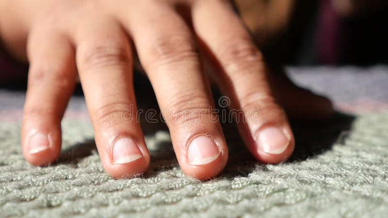 Exploring Textures by Touching a Soft Surface Stock Footage - Video of ...