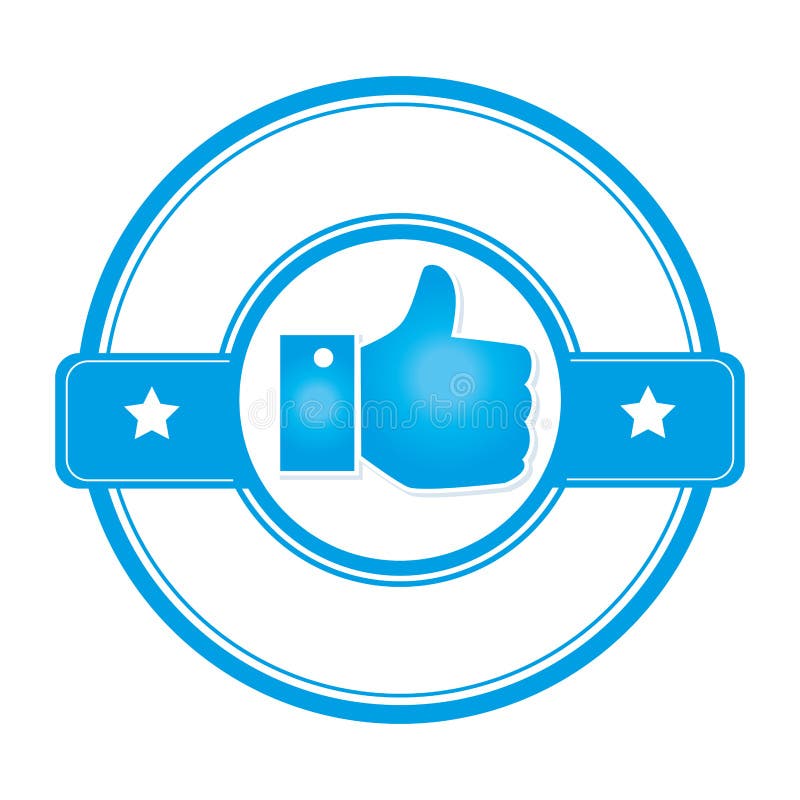 Hand like approved seal stock vector. Illustration of approval - 81717161