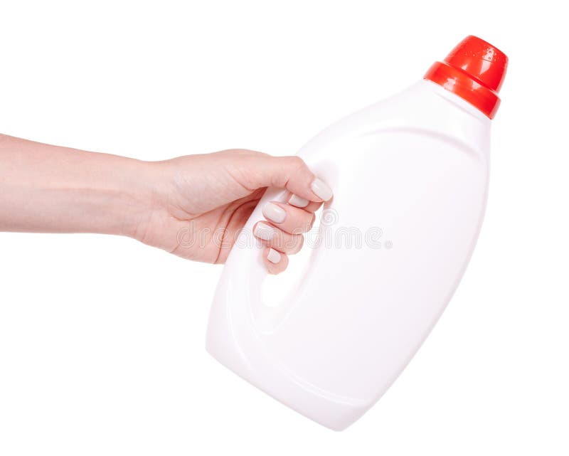 Liquid Laundry Detergent Bottle, Cleaning Soap for Cloth. Isolated on ...
