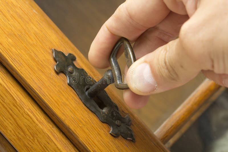 Hand, locking a key stock image. Image of doorway, mystery - 42993841