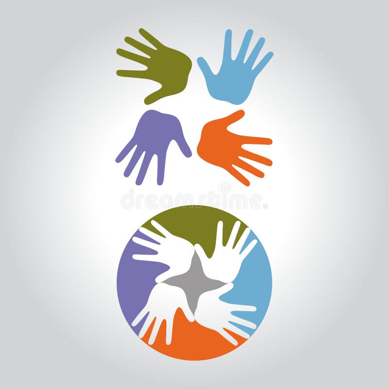 Hand Logo, Icon and Symbol Vector Illustration Stock Vector ...