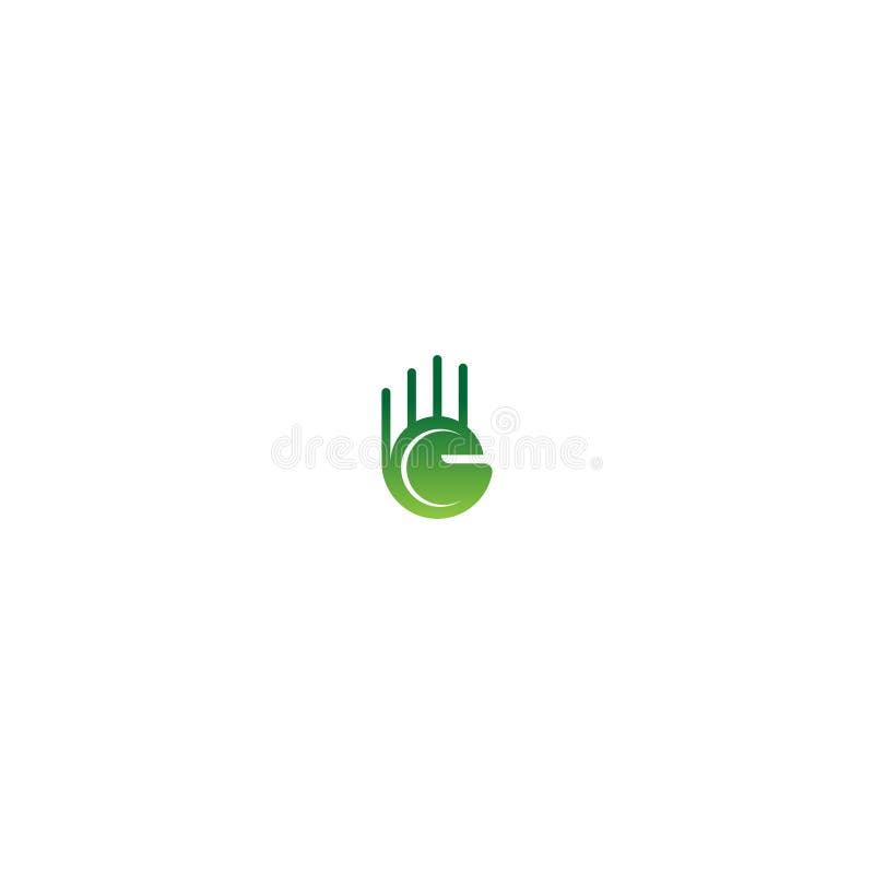 Hand logo icon vector stock vector. Illustration of creative - 191099400