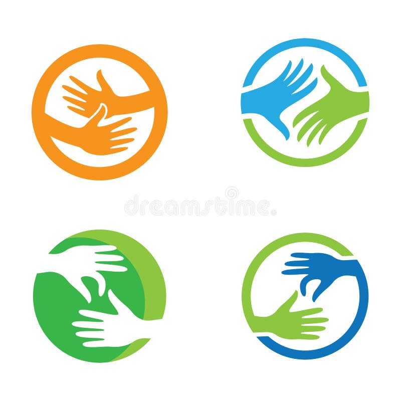Hand logo images stock vector. Illustration of icon - 201138994