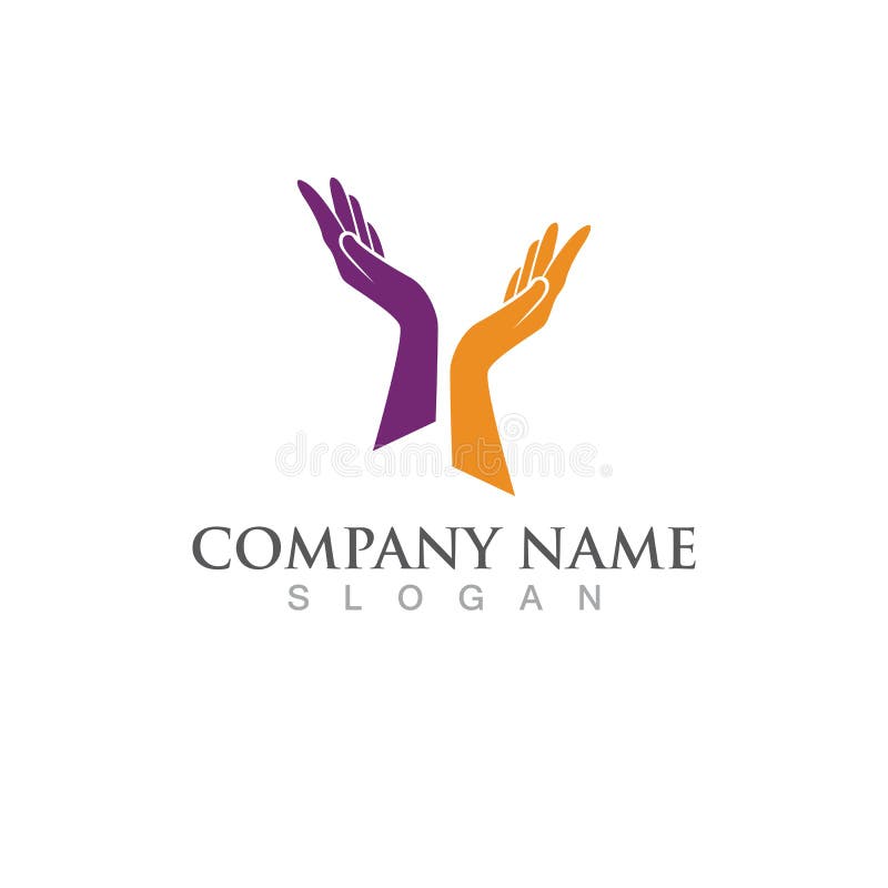 Hand Logo and Symbol Vector Icon Stock Vector - Illustration of gesture ...