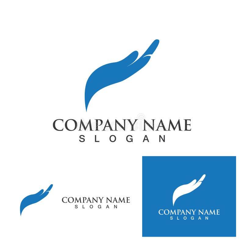 Hand Logo and Symbols Template Stock Vector - Illustration of business ...