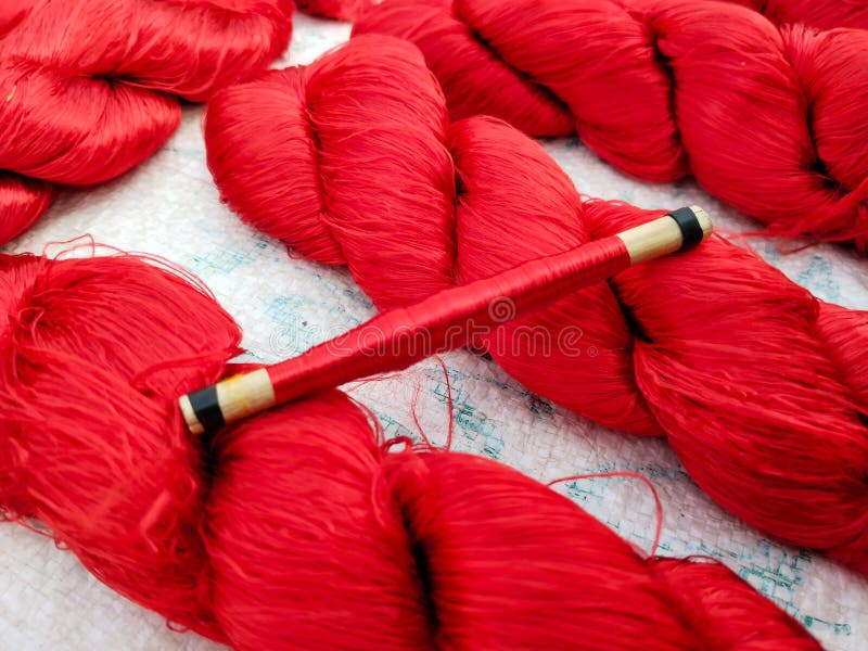 Hand Loom Silk Thread Spindle for Shuttle Tool. Famous Name Thai Silk ...