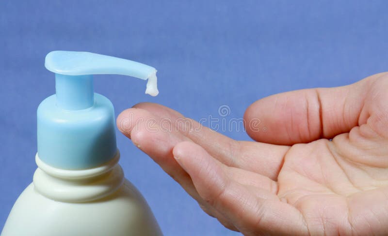 Hand lotion stock image. Image of bottle, smooth, application - 8062321