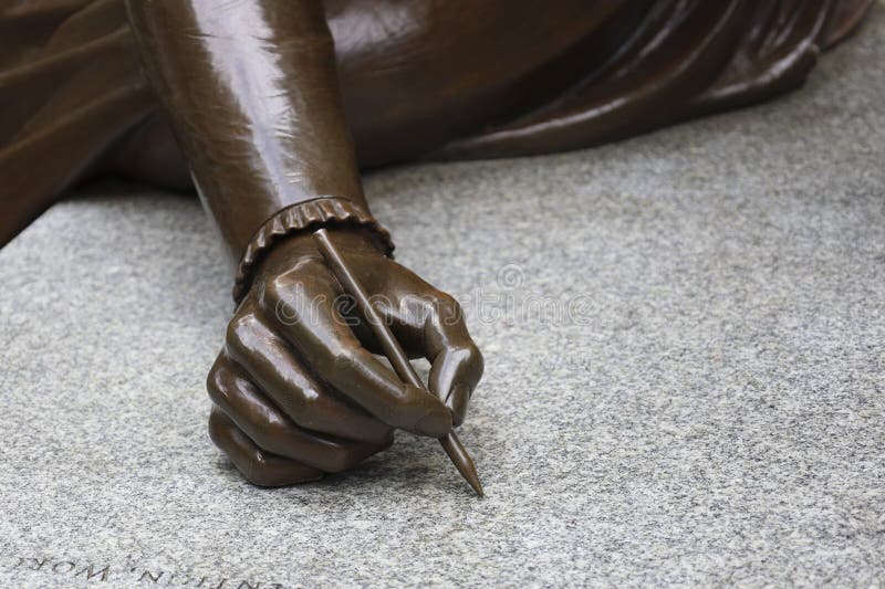 The Hand of Lucy Stone Statue on the Commonwealth Avenue, Boston ...