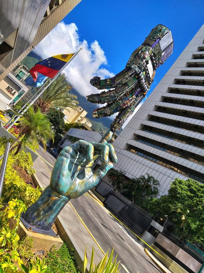 Hand and Machine Represents the Disruptive Connection between ...