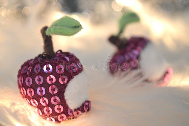 Hand made apple stock image. Image of year, ornamented - 47917775