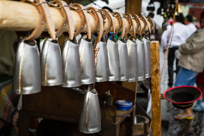 Hand made bells stock image. Image of sheep, sound, countryside - 26689155