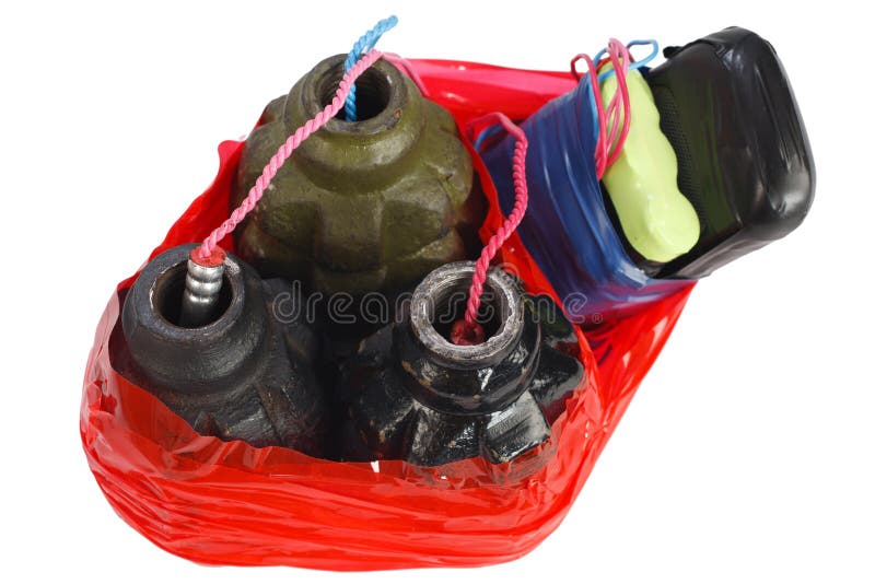 Hand made bomb stock image. Image of grenade, device - 112434715
