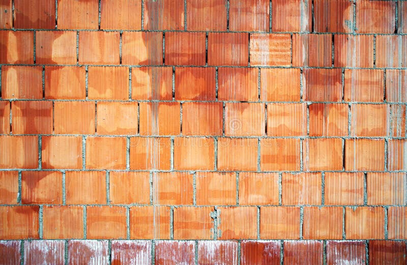 Hand Made Brick Wall, Abstract Background Texture. Stock Photo - Image ...