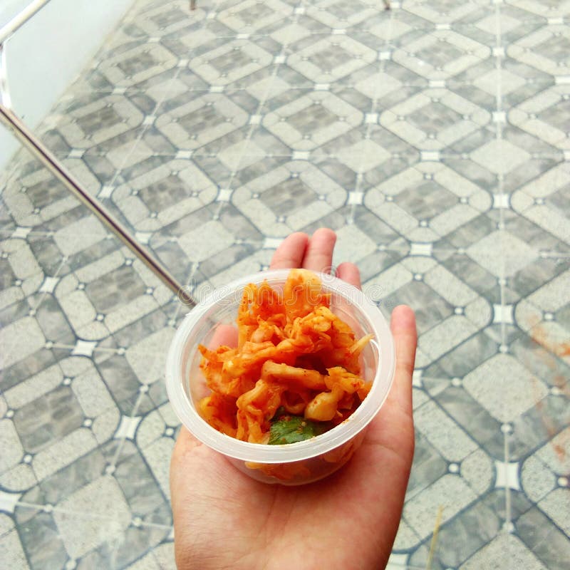 Hand Made Cabbage Kimchi with Sour Spicy Taste Stock Image - Image of ...