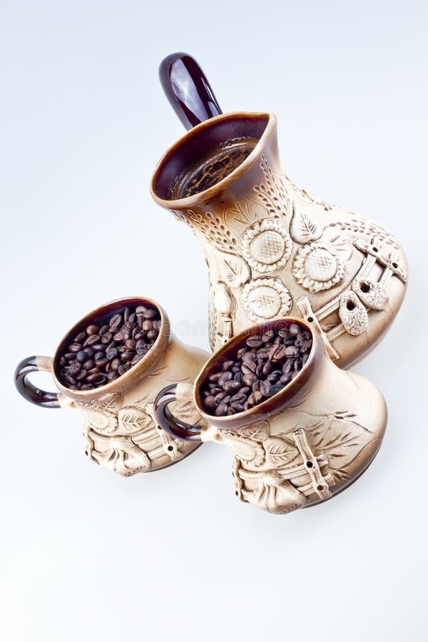 Hand made Coffee set stock image. Image of homemade, breakfast - 27547897