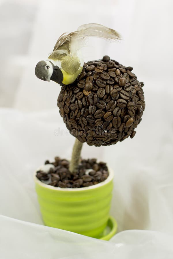 Hand Made Coffee Tree. Gift. Stock Image - Image of romance, christmas ...
