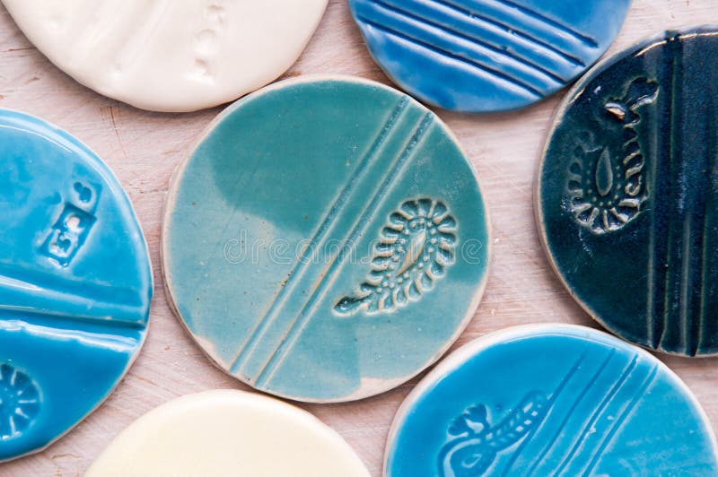 Hand Made Creative Ceramic Products and Objects Stock Photo - Image of ...