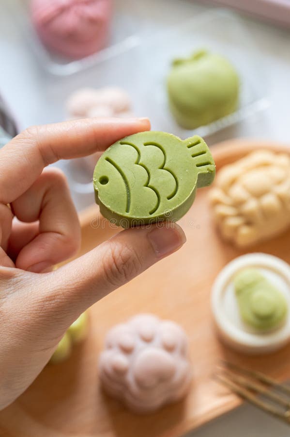 Hand-made Cute Shaped Pastries in Hand Stock Image - Image of graphic ...