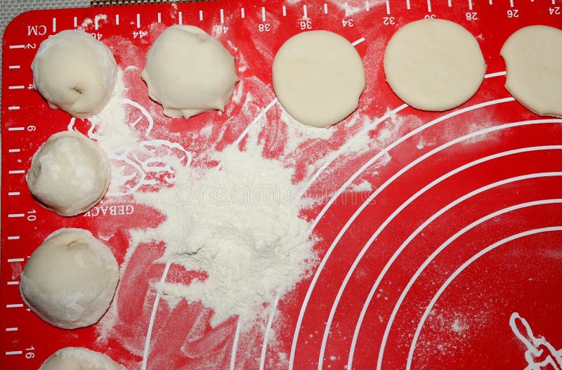 Hand-made dough products stock photo. Image of organ - 348320806